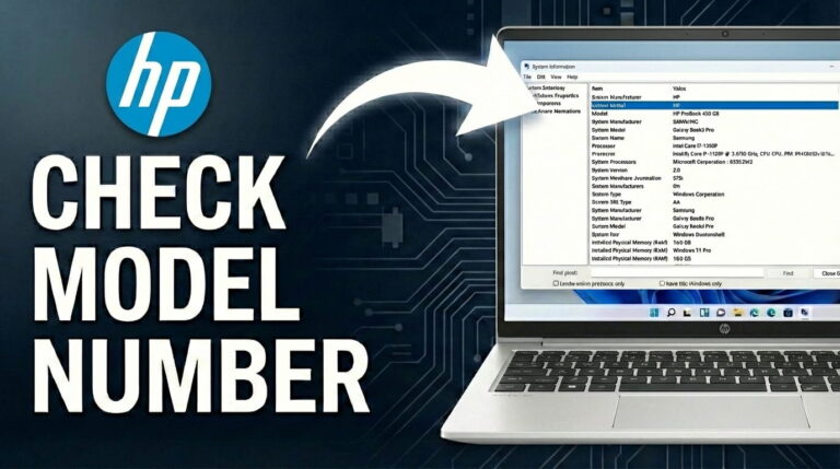 What Model is My HP Laptop? (5 Easy Methods)